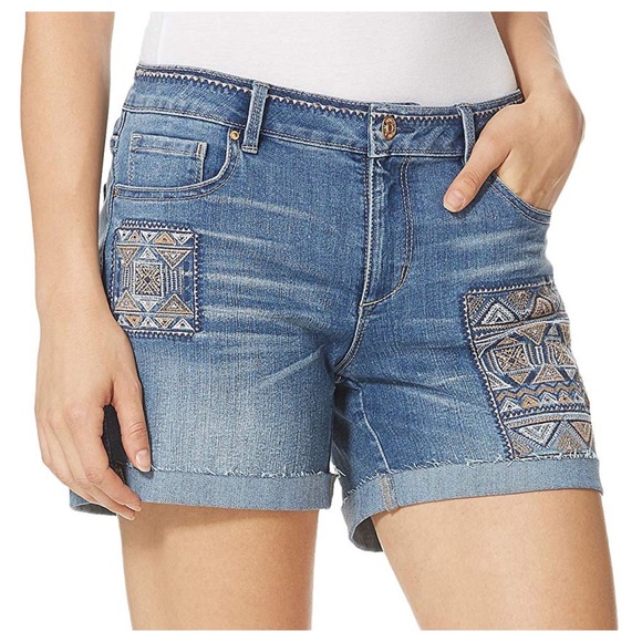 Vintage America | Shorts | Vintage America Bestie Short Embroidered 231 ...